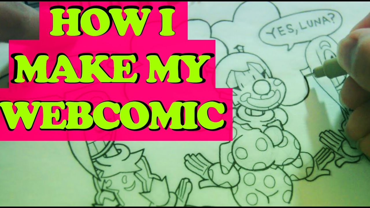 How I make my webcomic - YouTube