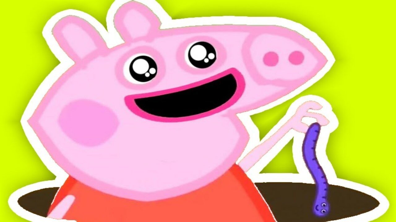 PEPPA PIG FOUND A WORM - YouTube