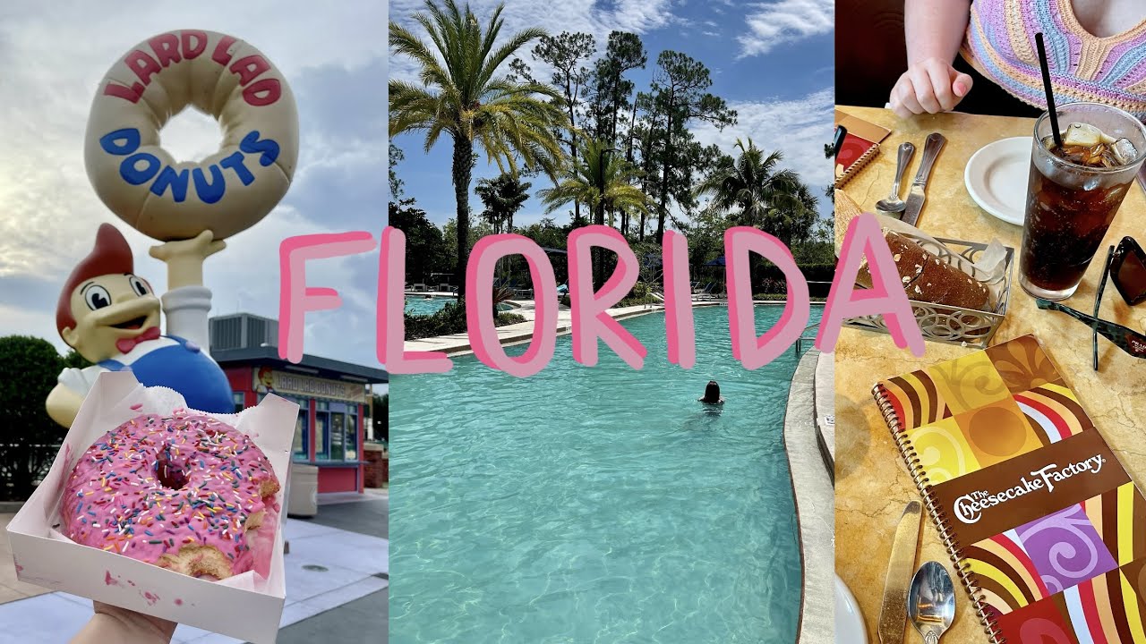 FLORIDA VLOG! Ep5. Cheesecake Factory, Universal Studios, Simpsons land ...