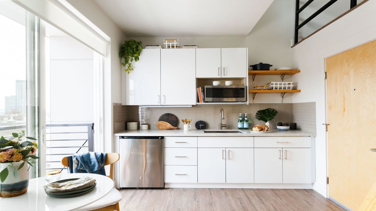 STYLISH! 100+ APARTMENT KITCHEN DECOR IDEAS | STUDIO APARTMENT KITCHEN ...