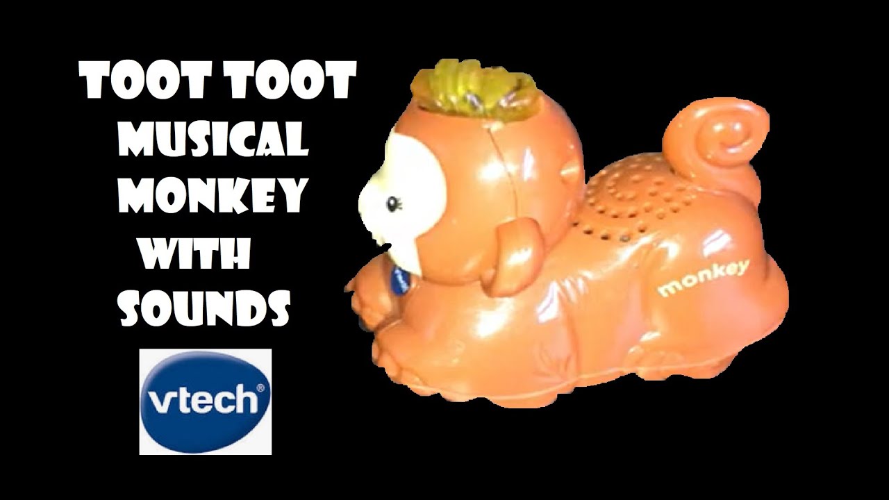 Musical Toot Toot Monkey With Music, Lights and Sounds Vtech Toy - YouTube