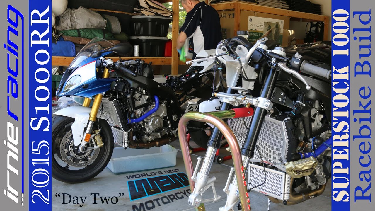 2015 S1000RR - Superstock 1000 Racebike Build 'Day Two" - YouTube