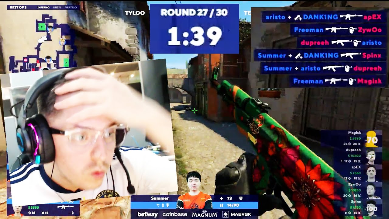 TYLOO forgot they're CT and shocked apEX | Vitality vs TYLOO - YouTube