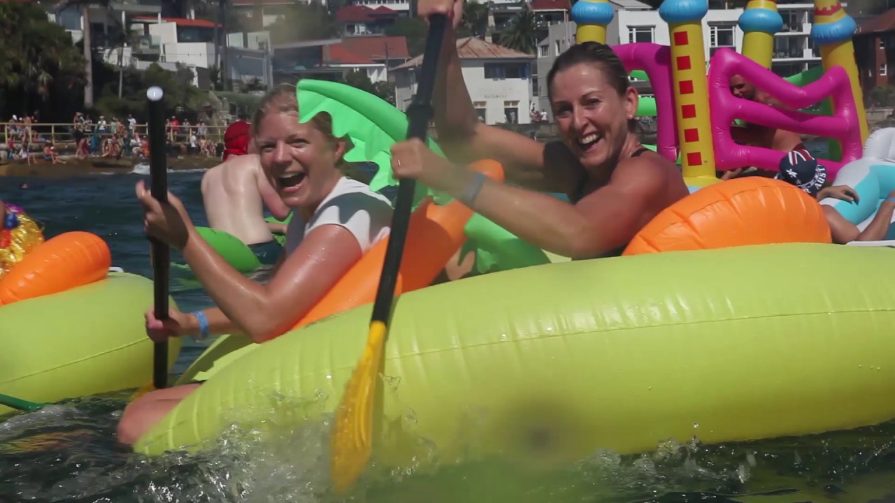 2017 Manly Inflatable Boat Race - YouTube
