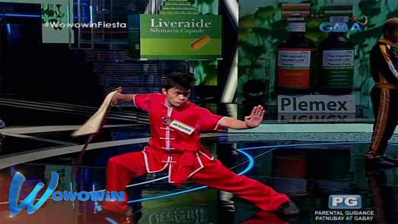 Wowowin: Wushu gold medalist in Willie of Fortune - YouTube