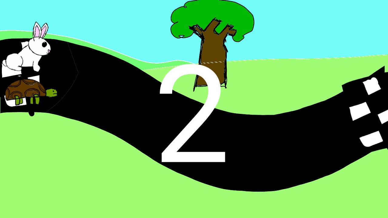 Turtle and Rabbit race story animation!!! - YouTube
