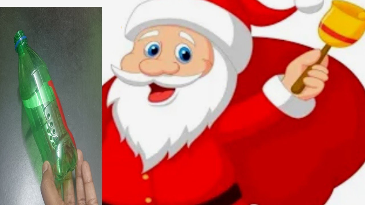 How to make Santa claus with bottle|| Santa Claus craft|| DIY ...