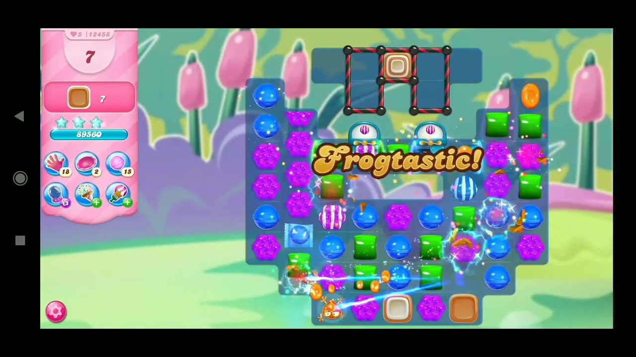 Candy Crush Saga Level 12458 - YouTube