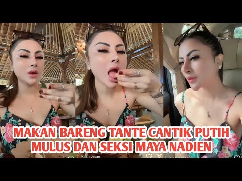 MAKAN BARENG SICANTIK MULUS DAN SEKSI TANTE MAYA NADIEN