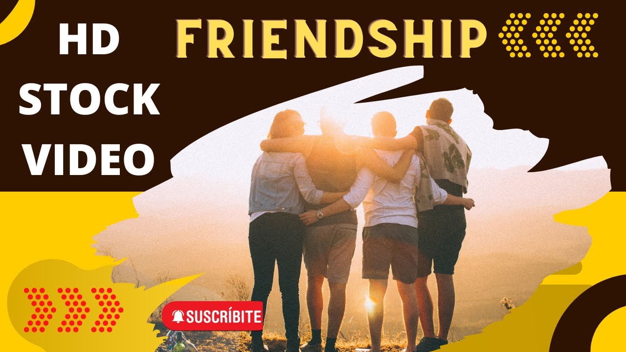 Friendship -HD Stock Video-No Copyright-Friendship Day-Happy Friendship ...
