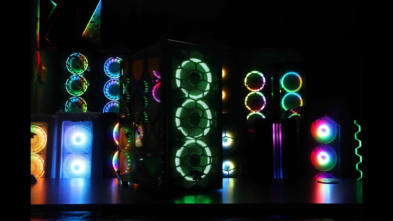 Thunder RGB gaming casing under 15k - YouTube