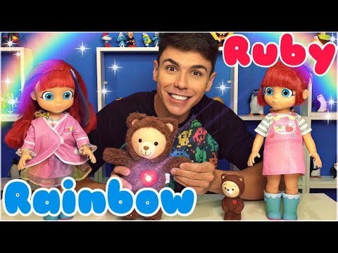 Bonecas Rainbow Ruby e Choco! Mostrando os Novos Brinquedos! PETER TOYS - YouTube