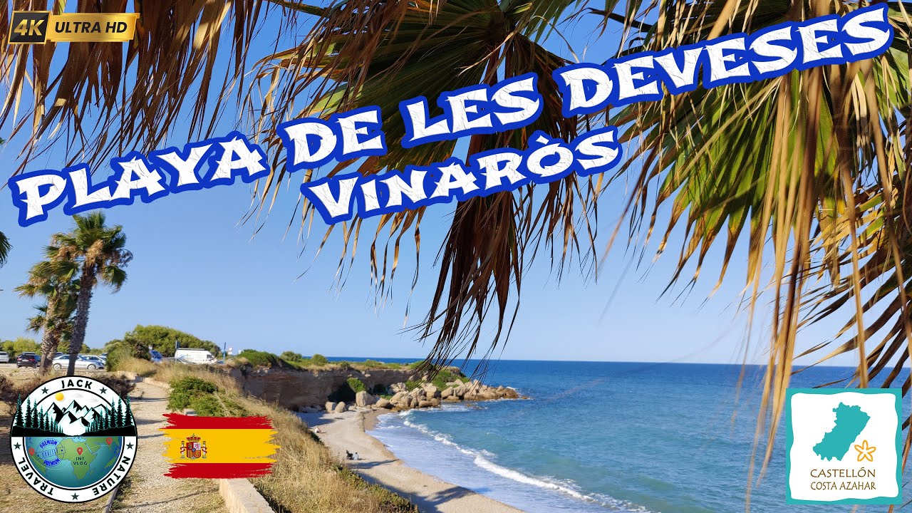 PLAYA de les DEVESES - Cala VINAROS | Spain | 4K UHD - YouTube