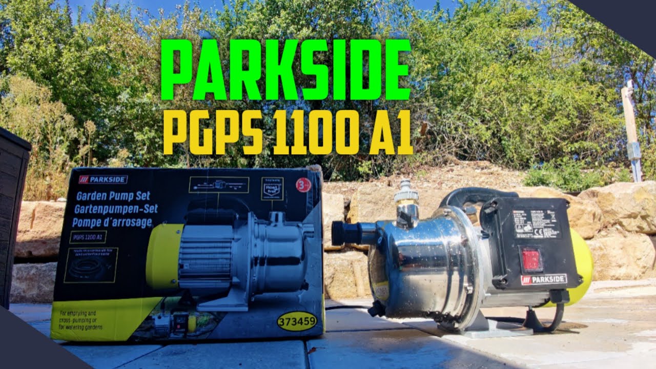 Parkside Gartenpumpe PGPS 1100 A1 I ausgepackt und ausprobiert - YouTube