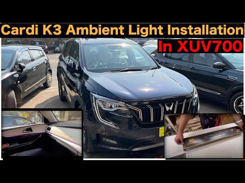 Cardi K3 Ambient Lights Installed in XUV700 | Modified XUV700 | Ambient ...