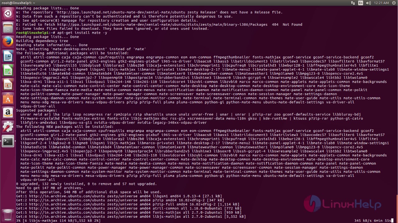 How to install Mate Desktop Environment on Ubuntu 17.04 - YouTube