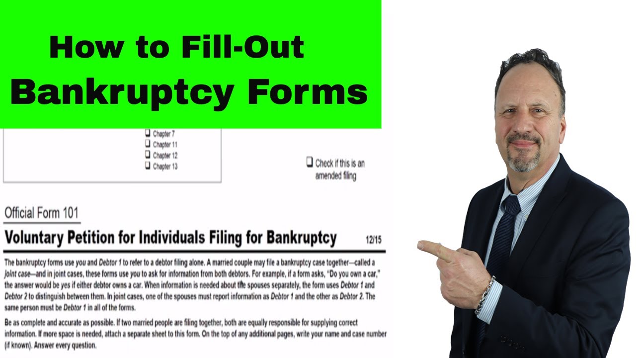 Chapter 7 Bankruptcy Forms