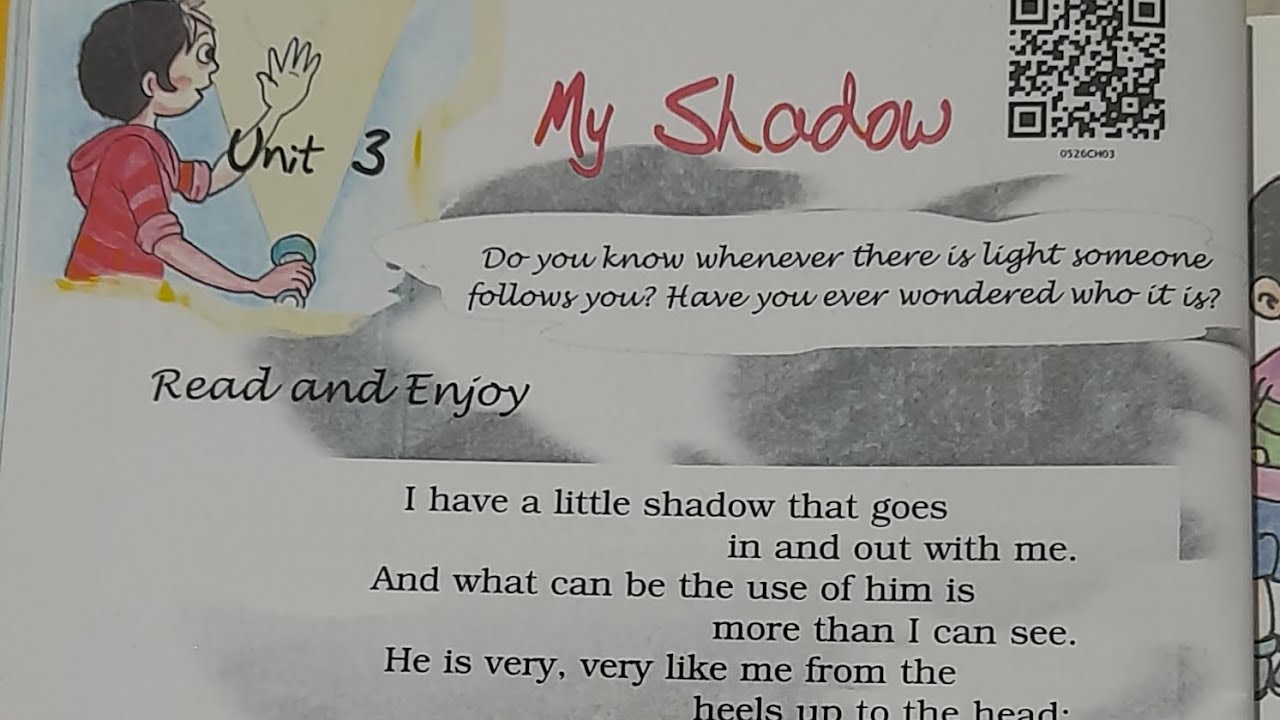 NCERT Class 5th, Unit 3, My Shadow. explanation. - YouTube