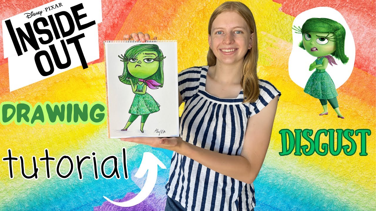 Disgust from Inside Out - How to Draw - Art with Alyssa - YouTube