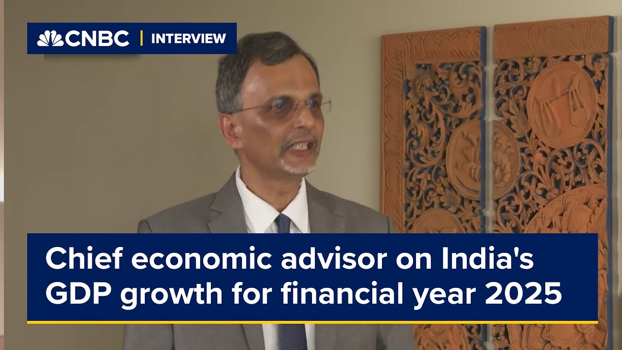 Chief economic advisor on India's GDP growth for financial year 2025 ...