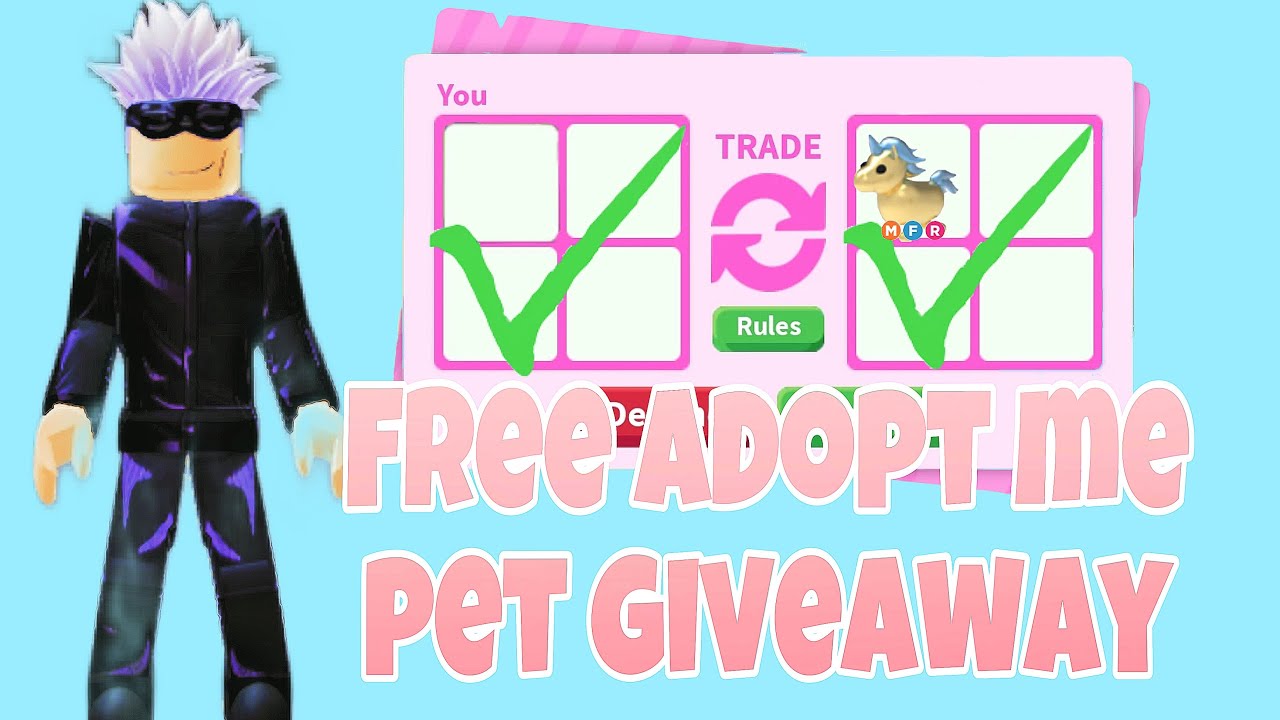 FREE ADOPT ME GIVEAWAY FOR LIMITED TIME THE WINNER WINS _______ - YouTube