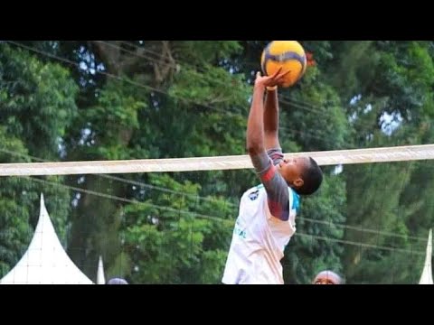Kwanthanze volleyball team rehearsing for the finals at kitui school ...