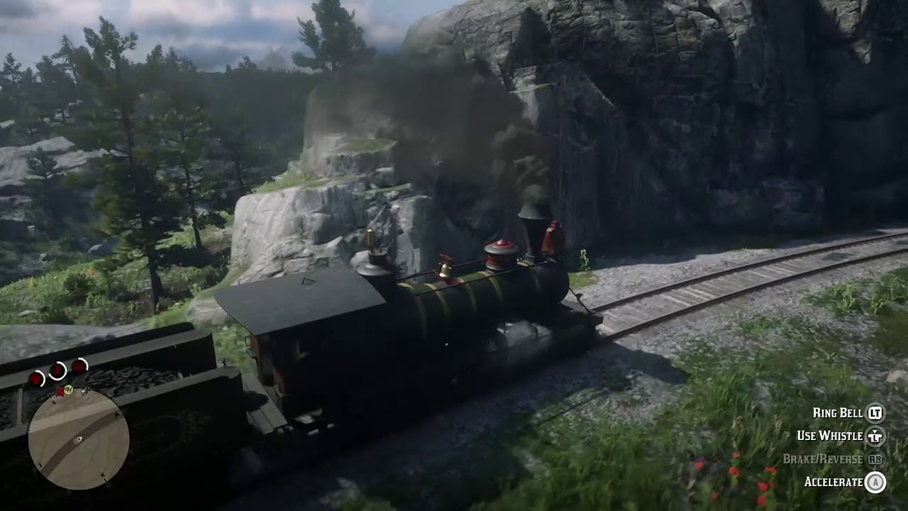 Driving the Train in Red Dead Redemption 2 Part #2 - YouTube