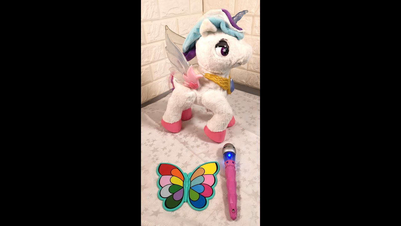 VTECH Large 14" Myla The Magical Make Up Unicorn Interactive Soft Toy ...