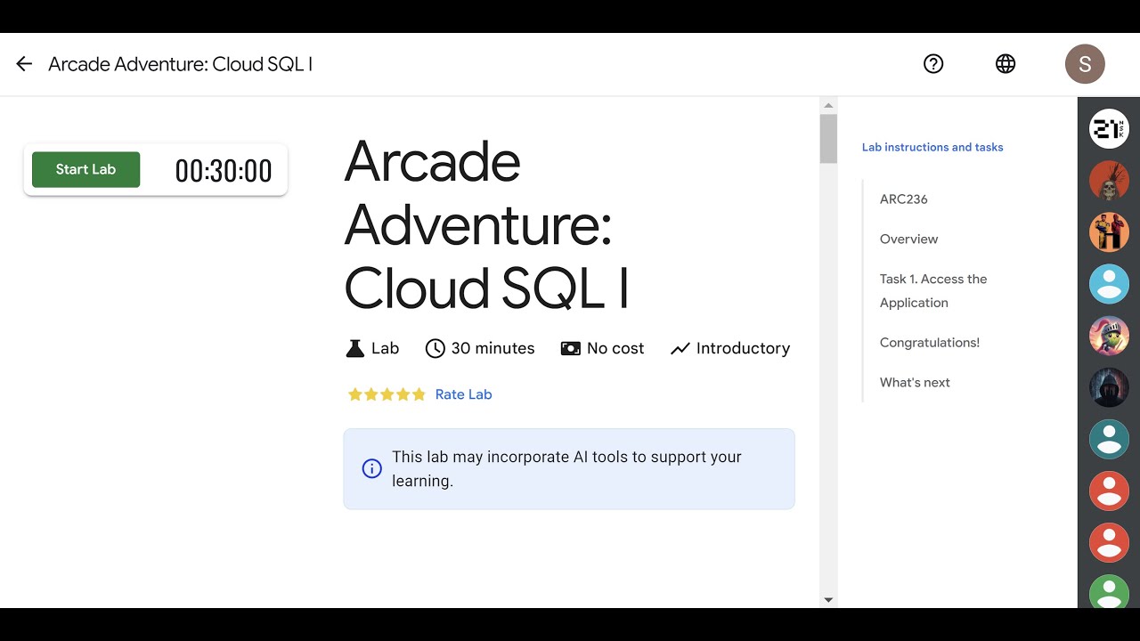 Arcade Adventure: Cloud SQL I | ARC236 | Level 3: Google Cloud ...