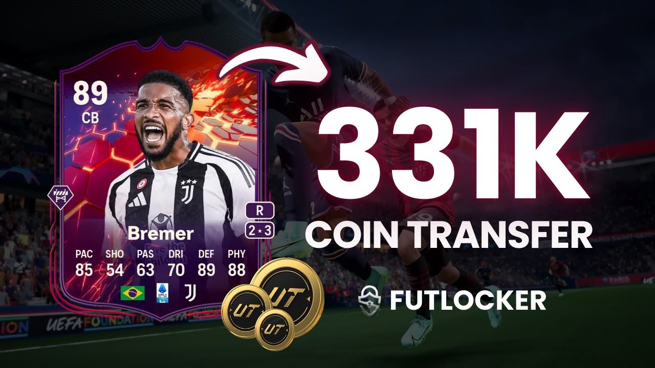 EAFC 25 FUT Coin Transfer: How to transfer 331,000 coins? - YouTube
