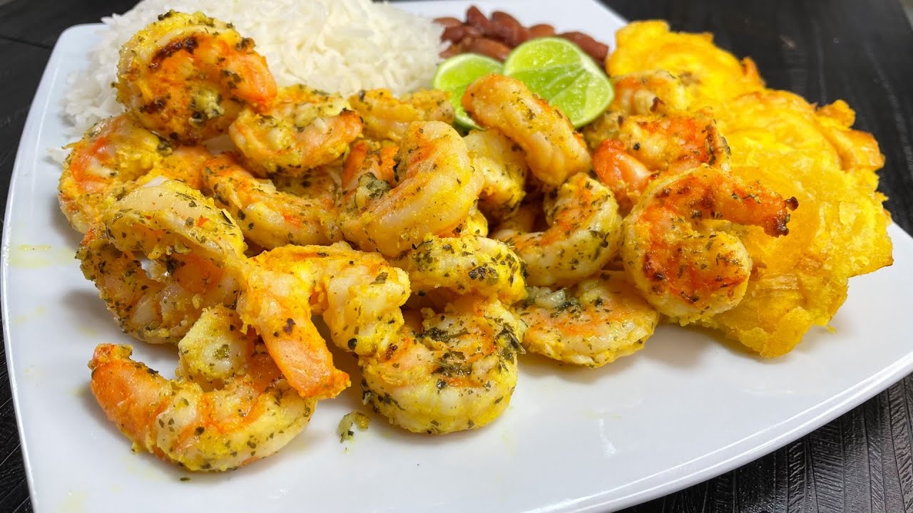 Camarones Asados a la Parrilla.😋 - YouTube