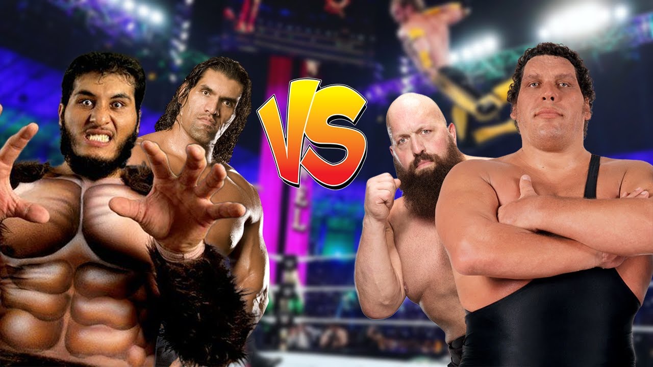 Giant Gonzalez and Great Khali Vs Big Show and André The Giant 🔥 Who ...