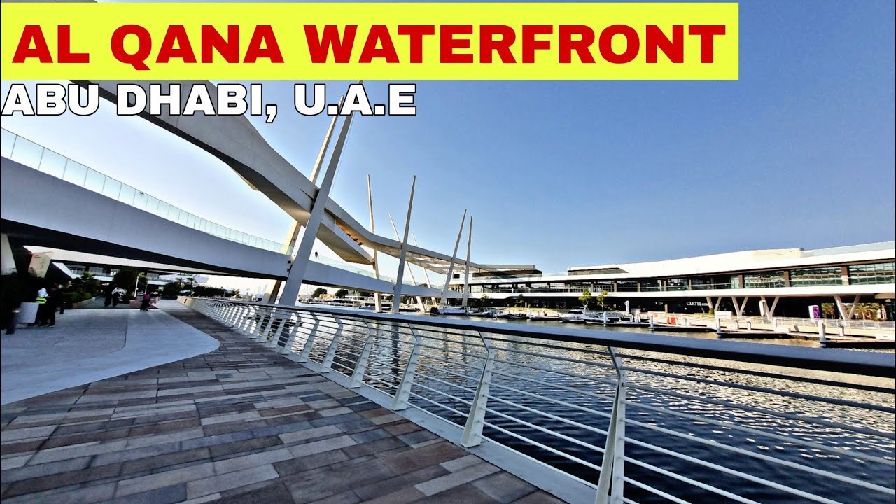 Al Qana Waterfront Walking Tour | Best place to visit this winter ...
