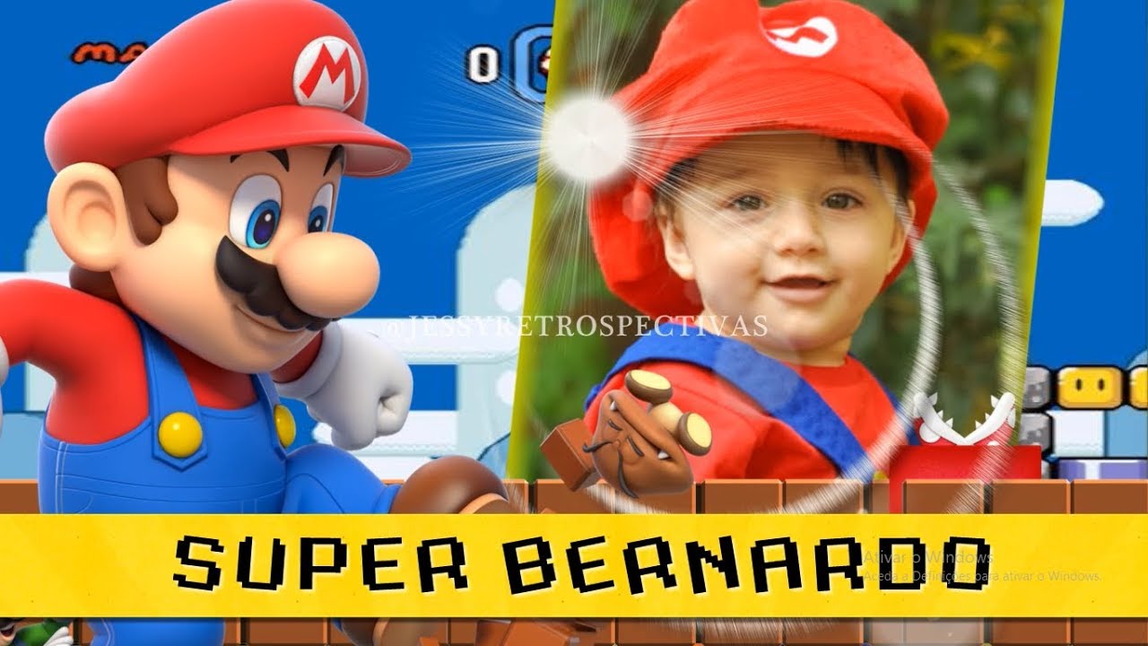 CONVITE ANIMADO SUPER MARIO BROSS PARA WHATSAPP - YouTube