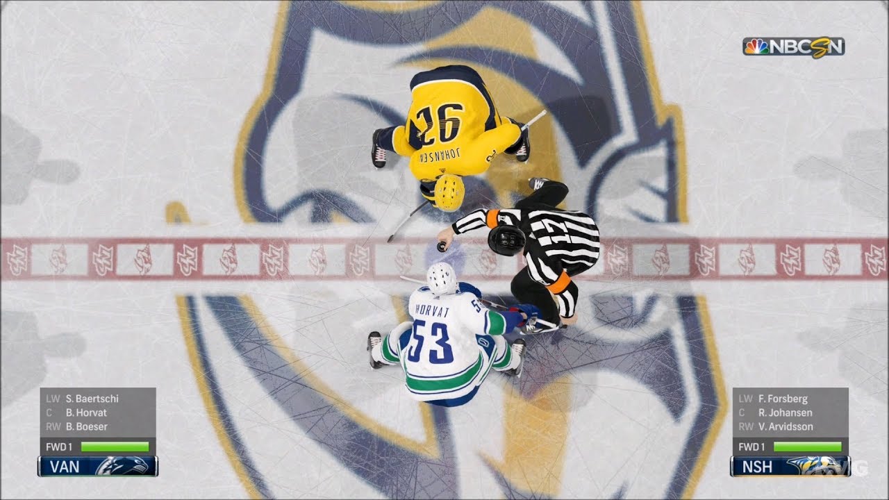 NHL 19 - Nashville Predators vs Vancouver Canucks - Gameplay (HD ...