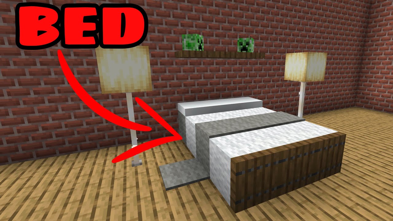 Minecraft: 7+ Bedroom Build Hacks and Ideas (Easy) - YouTube