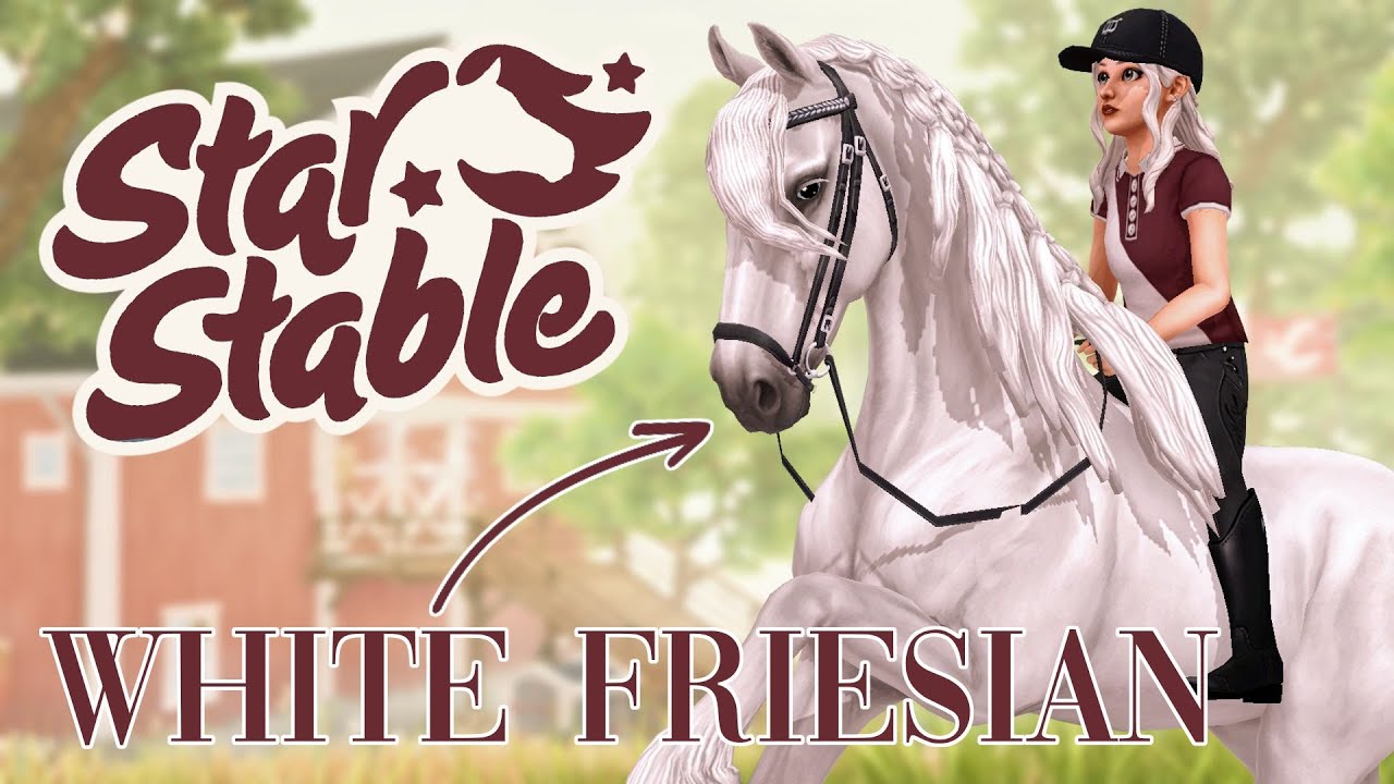 Buying a WHITE FRIESIAN || Star Stable Online - YouTube