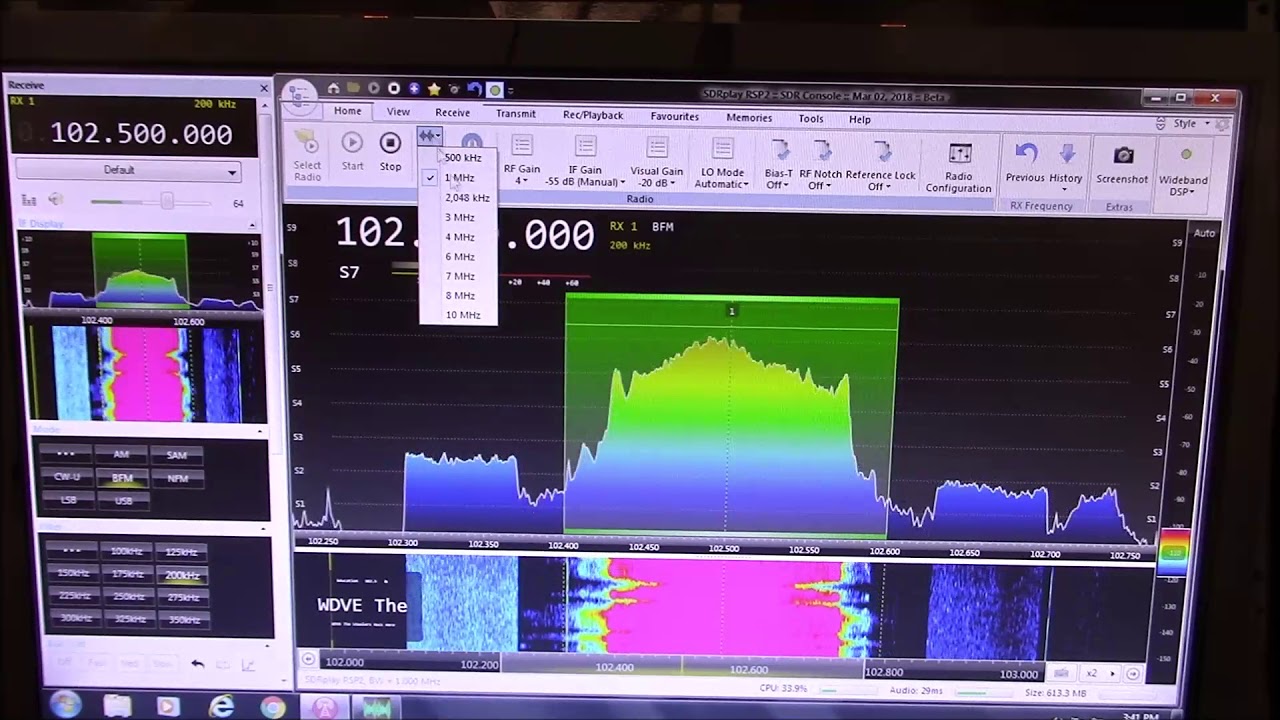SDR RSP2 Part 1 - YouTube