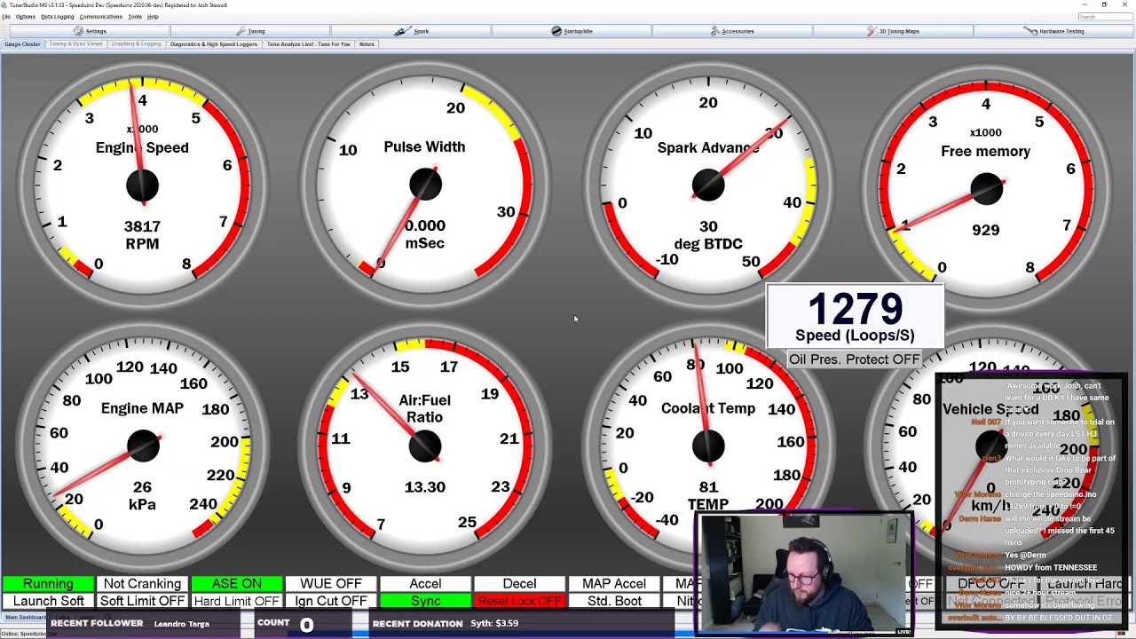 Speeduino firmware 202008 preview - YouTube