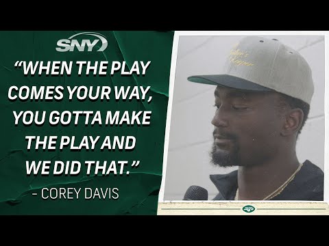 Corey Davis on Jets victory: 'When the play comes your way, you gotta make the play and we did that'