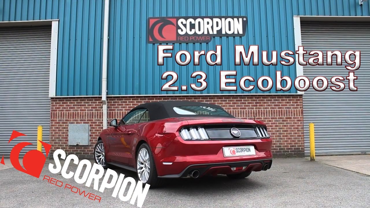 Scorpion Ford Mustang 2 3 Ecoboost Exhaust System - SFD087 Series - YouTube
