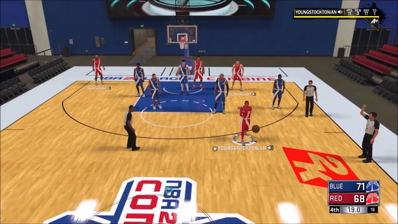 NBA 2K18 Draft Combine w/ randoms. Am I Clutch? - YouTube