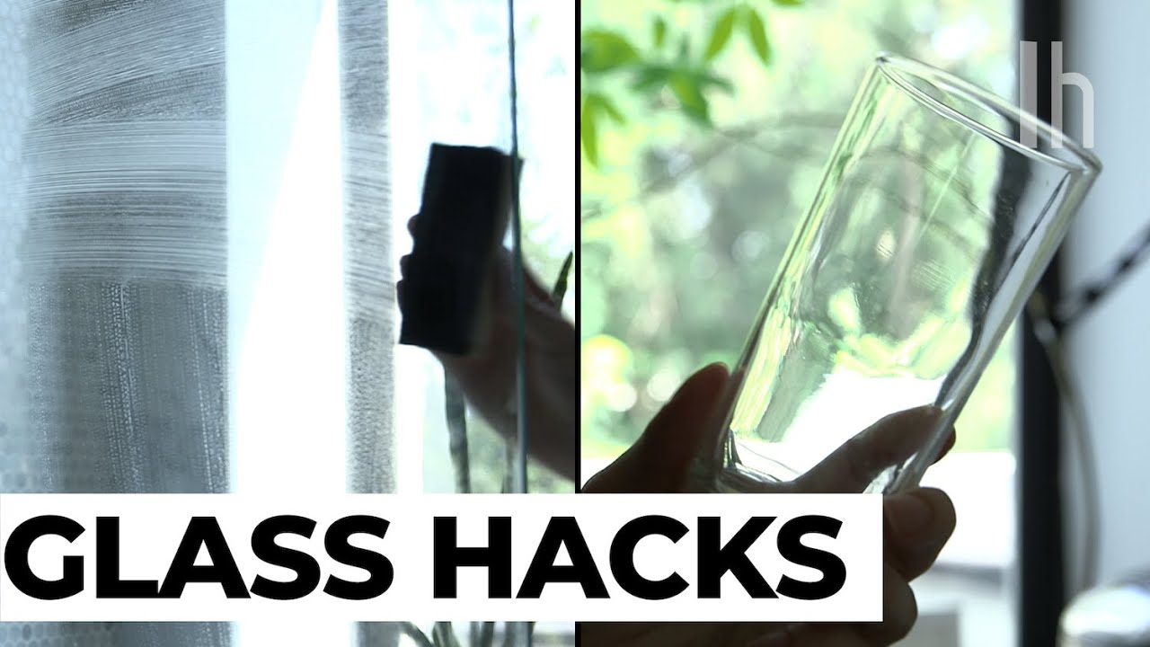 The Best Ways to Clean Glass | Household Hacks - YouTube
