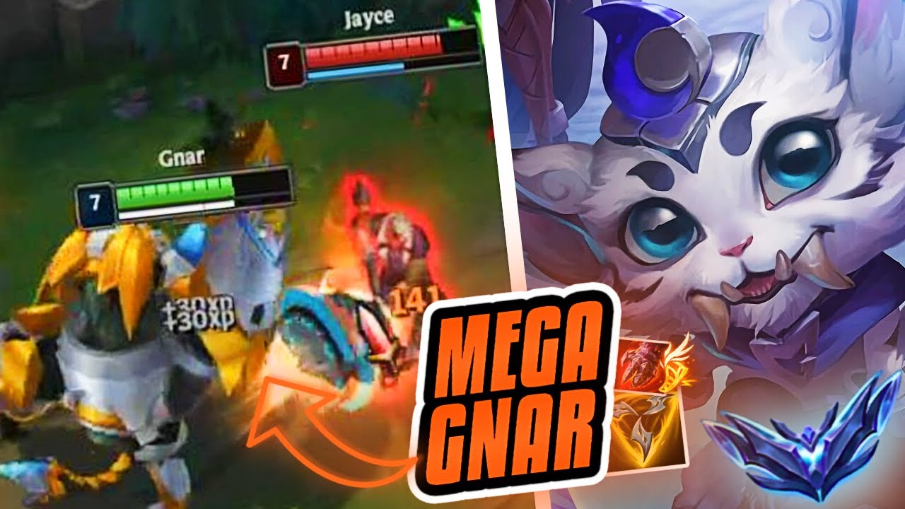 ONLY FIGHT JAYCE IN MEGA GNAR!!! (Risky) Season 13 Gnar Ranked Gameplay ...