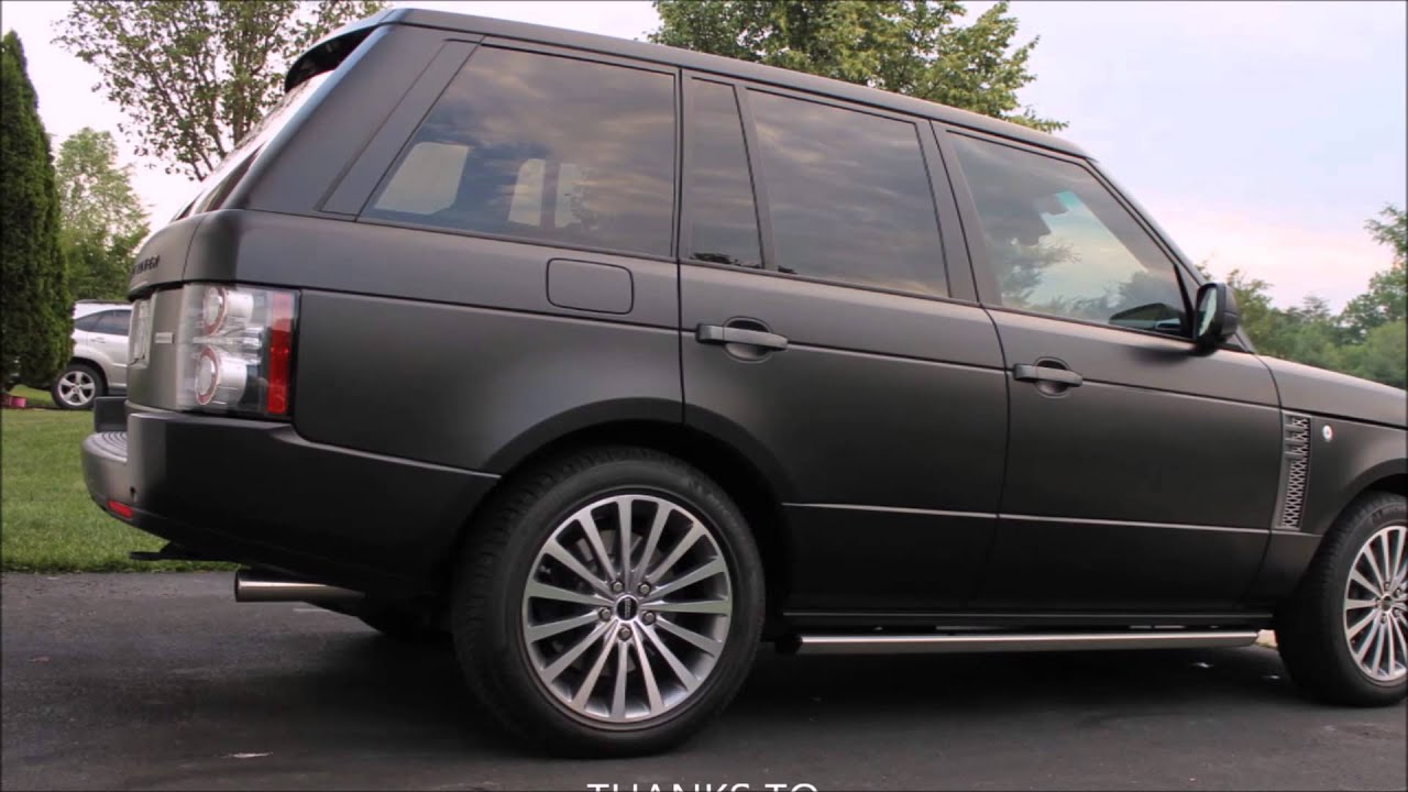 Matte Black Range Rover - YouTube