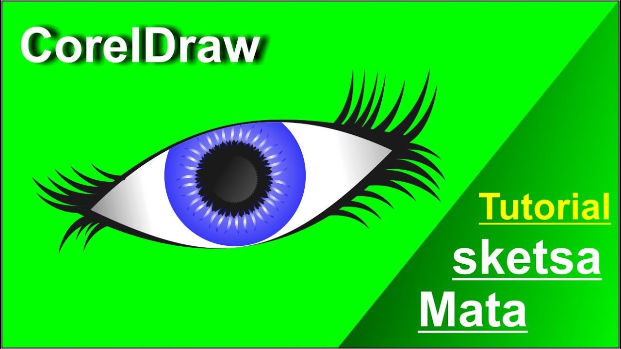 Cara Sederhana Membuat Sketsa Mata di CorelDraw X5 - YouTube