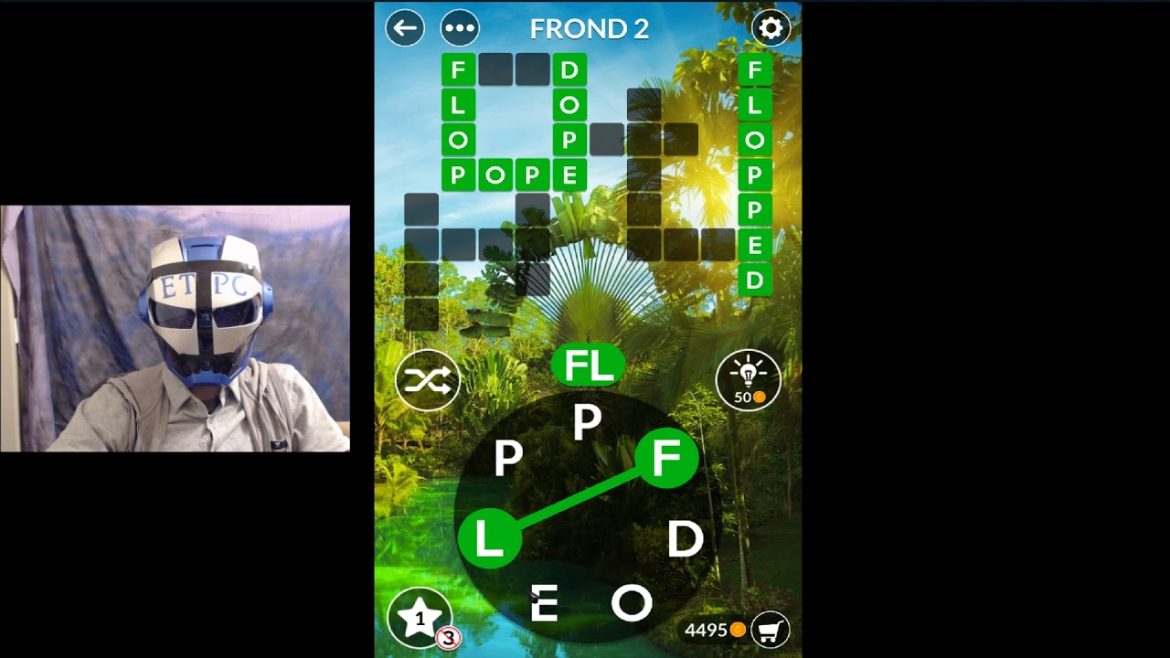 WORDSCAPES RAINFOREST, FROND 2 ANSWERS masaya ang mga salita - YouTube