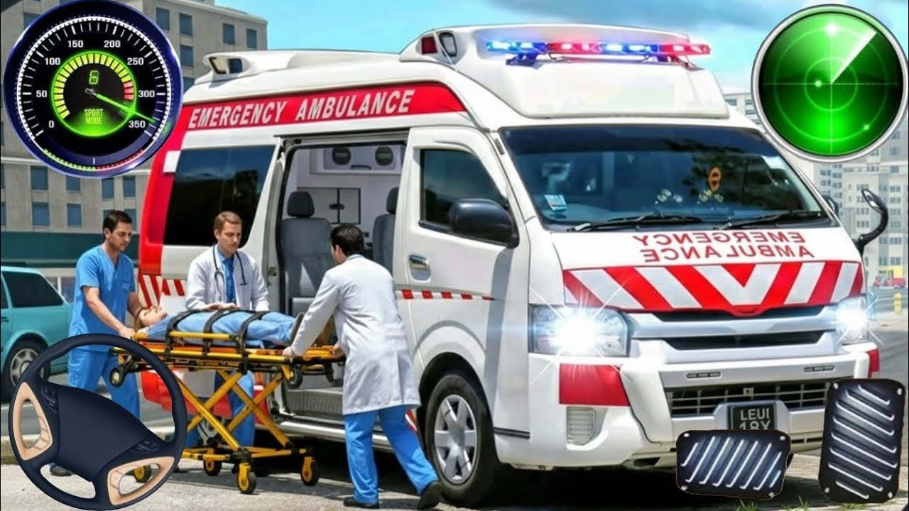 New Real Ambulance City Rescue Simulator - 911 US Emergency Ambulance ...