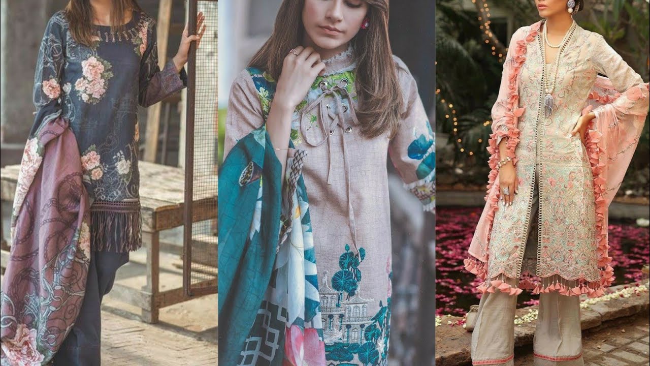 latest designs of Summer dresses //full dress designing// Capri ...