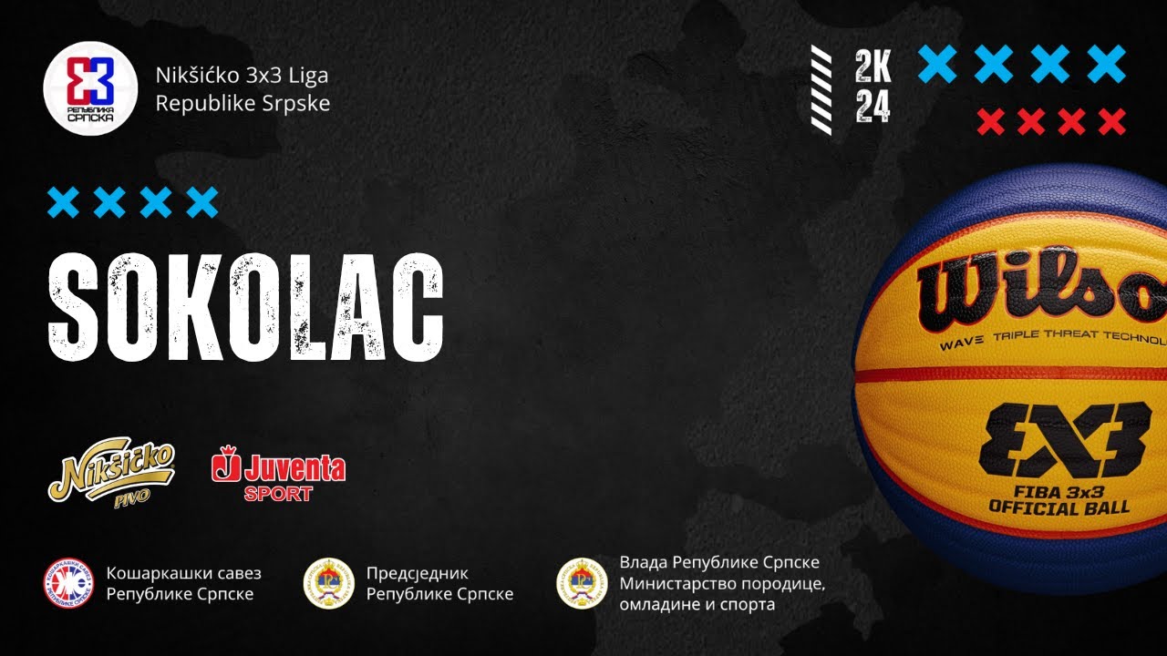 Nikšićko pivo 3x3 liga Republike Srpske / SOKOLAC 2024 - YouTube